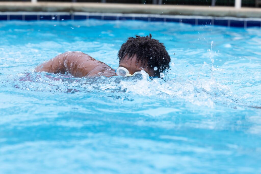 Outdoor Afro x Black People Will Swim enter ‘World’s Largest Swimming ...